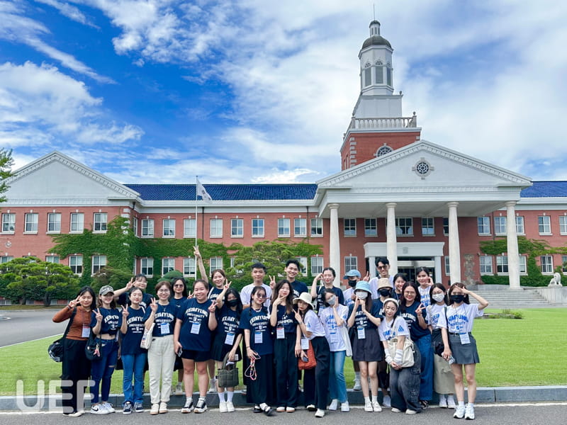 UEFers trải nghiệm các hoạt động đầu tiên của chương trình 'Bridge to Keimyung Camp 2023' ở Hàn Quốc